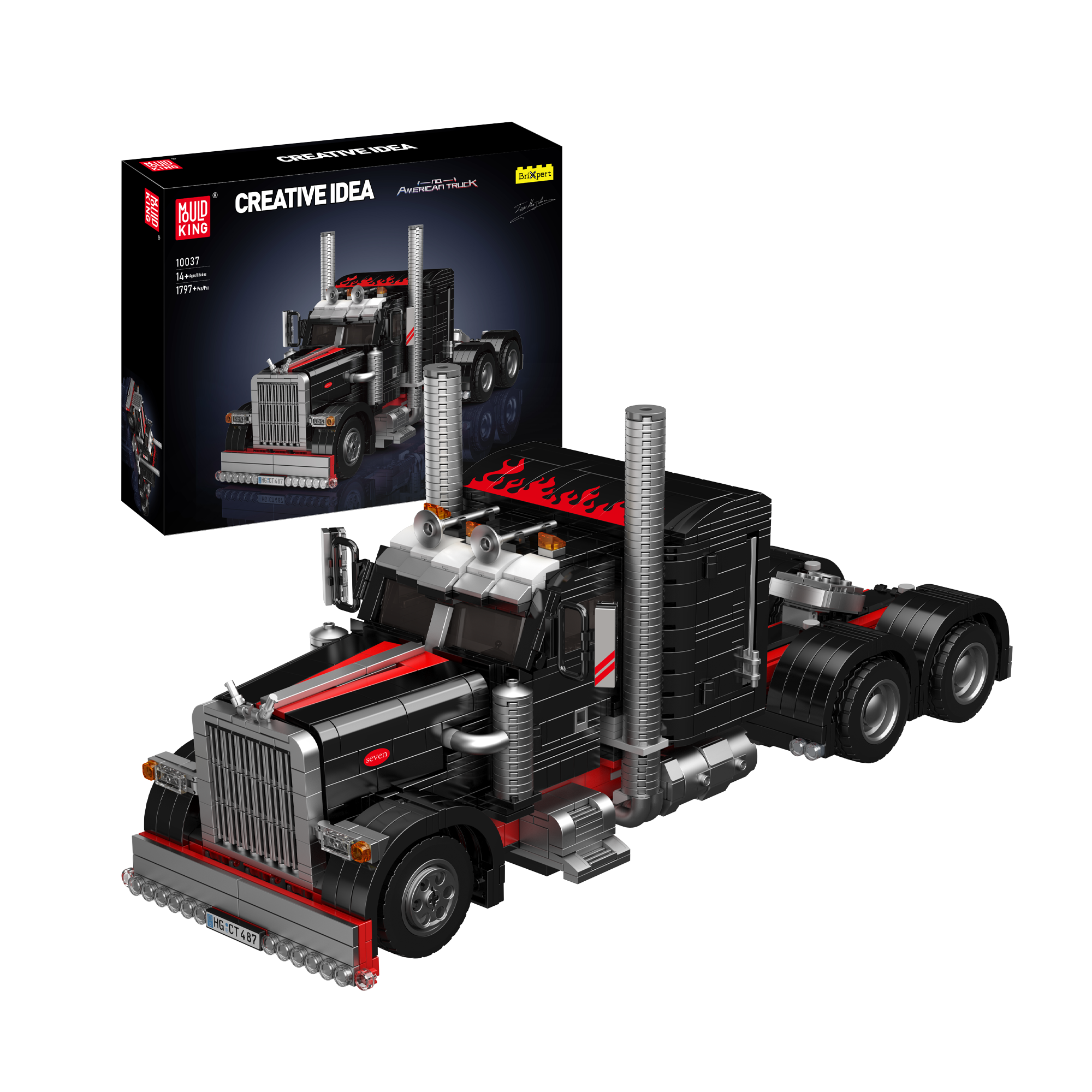 Mould King 10037 American Truck Building Set | 1,797 Pcs – Mould King Corp