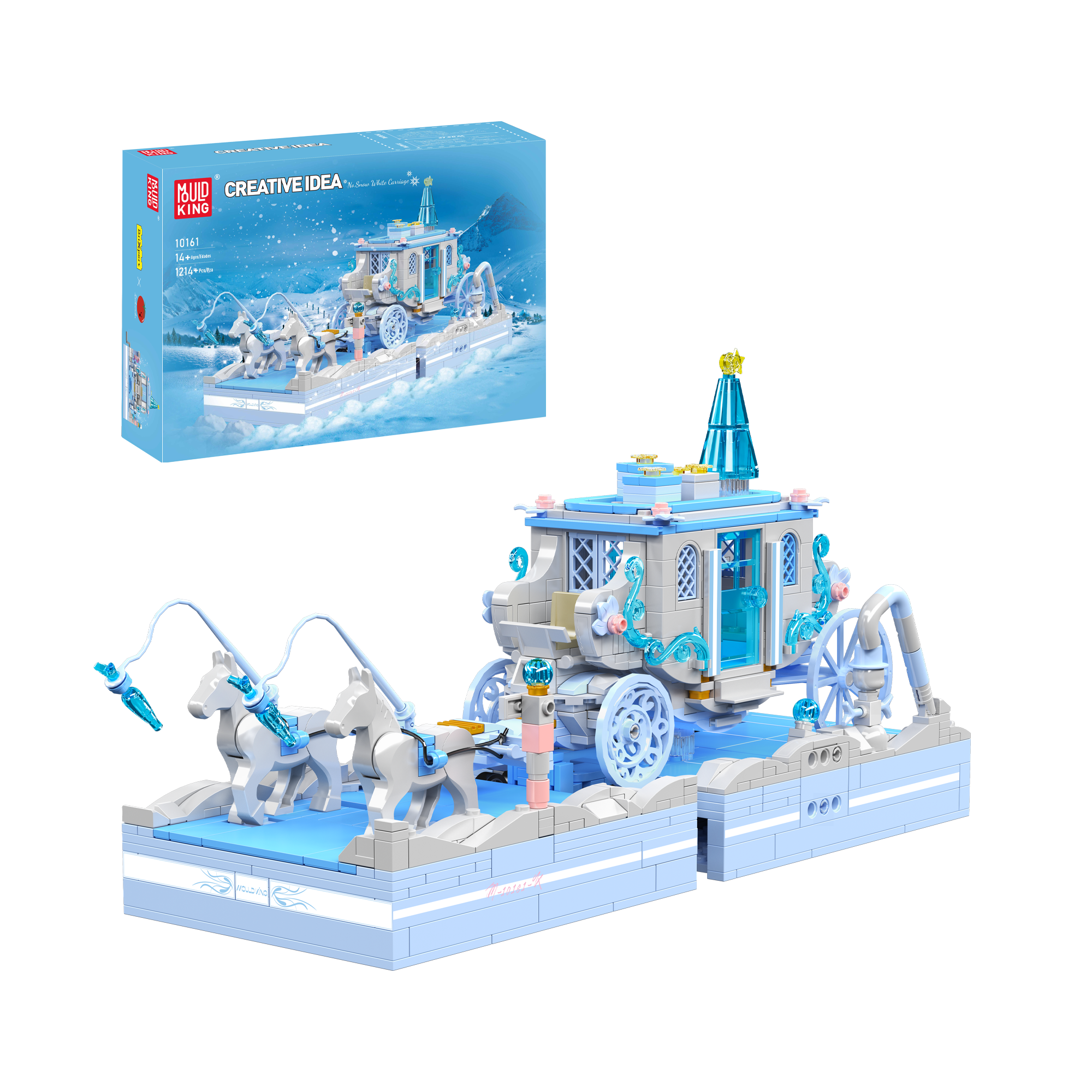 Mould King 10161 Snow White Carriage Building Set | 1,214 Pcs – Mould ...