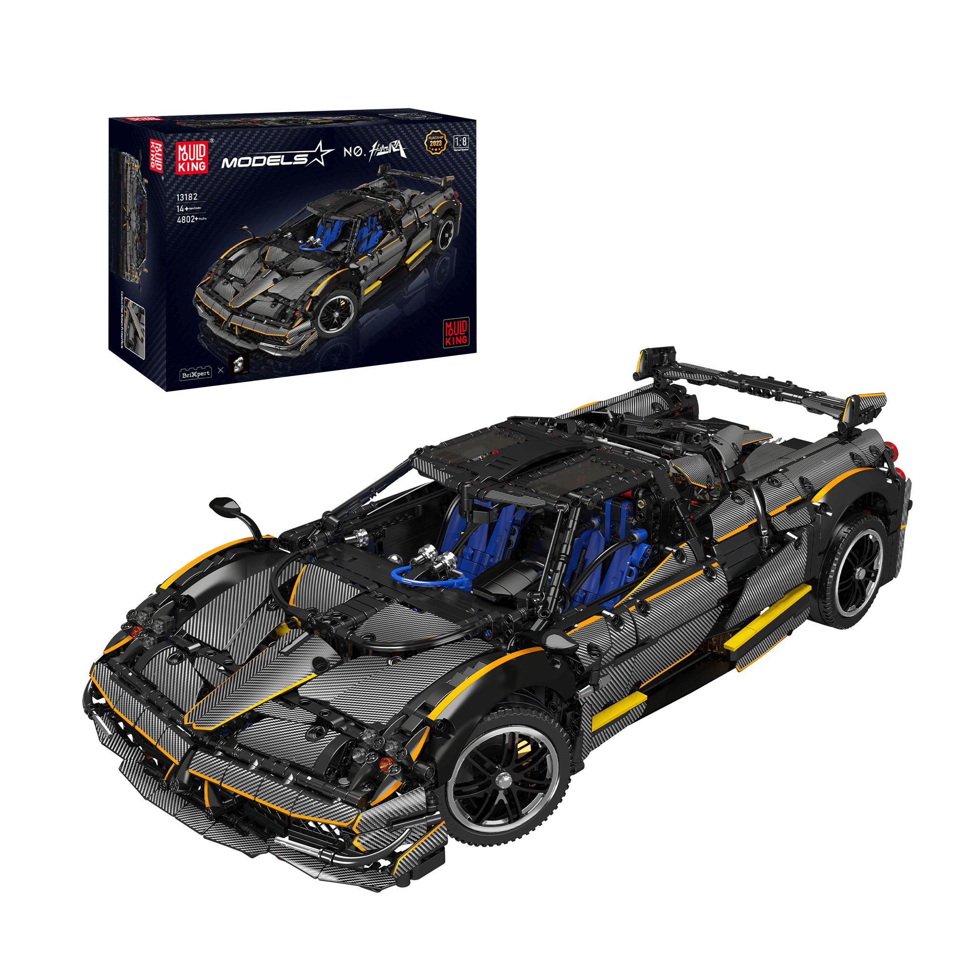 Mould King 13182 Huayra Hyper Car Model Building Set | 4,802 PCS ...