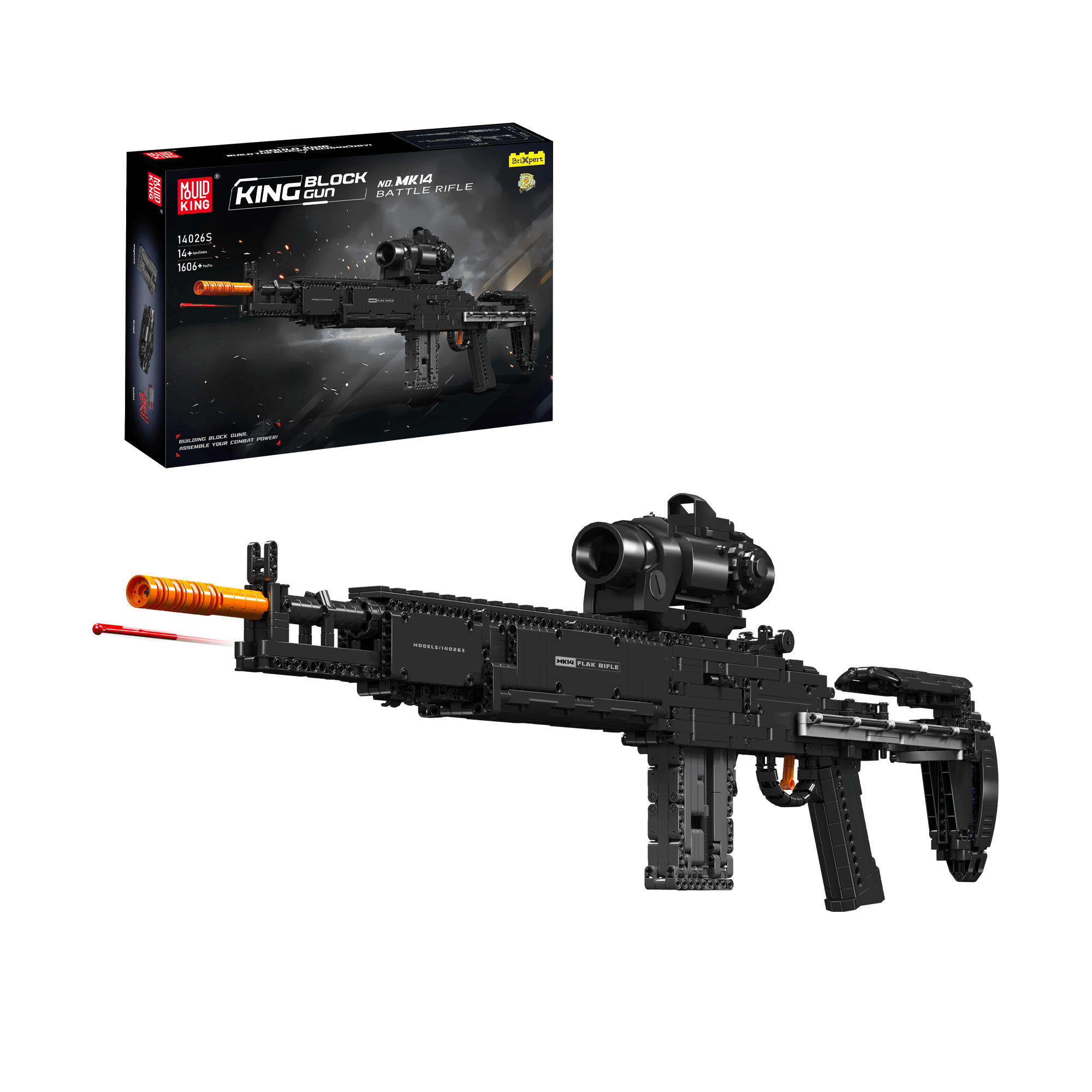 Mould King 14026S MK14 EBR Toy Building Set | 1,606 PCS