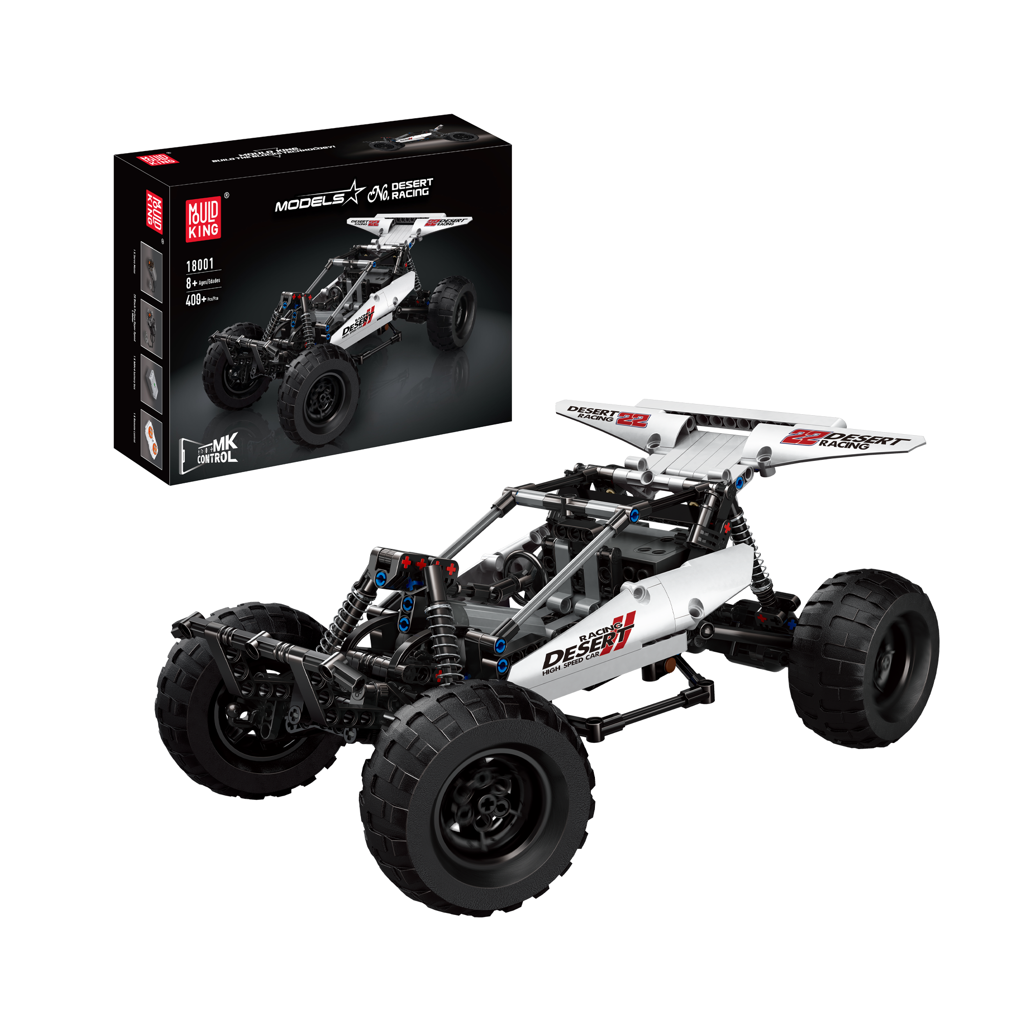 Mould King 18001 Desert Racing Buggy Remote Controlled | 409 PCS ...