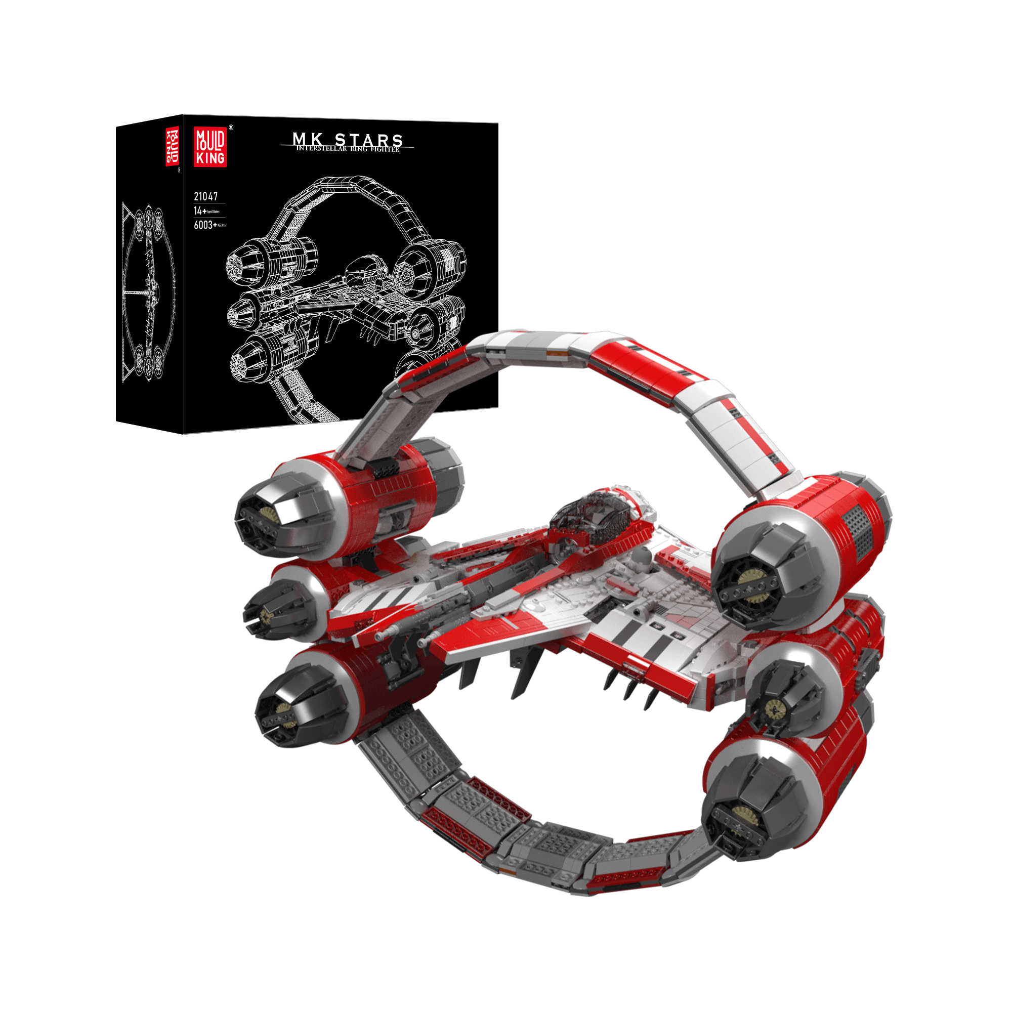 Mould King 21047 Interstellar Ring Fighter Building Set | 6,003 PCS ...
