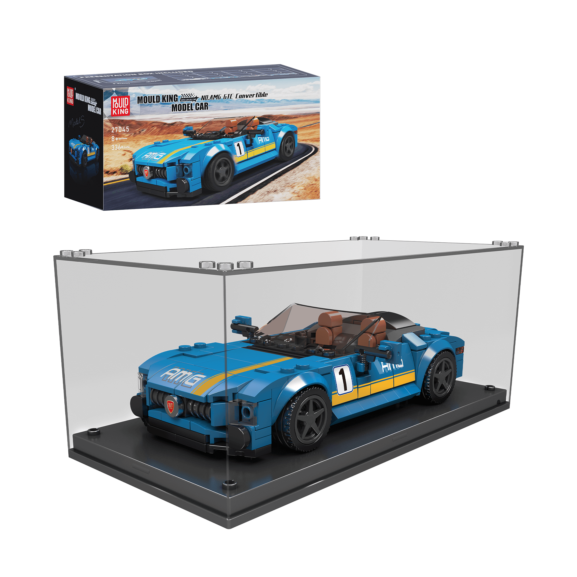 AMG GTC Convertible Car Model Building Set | 336 PCS – Mould King Corp