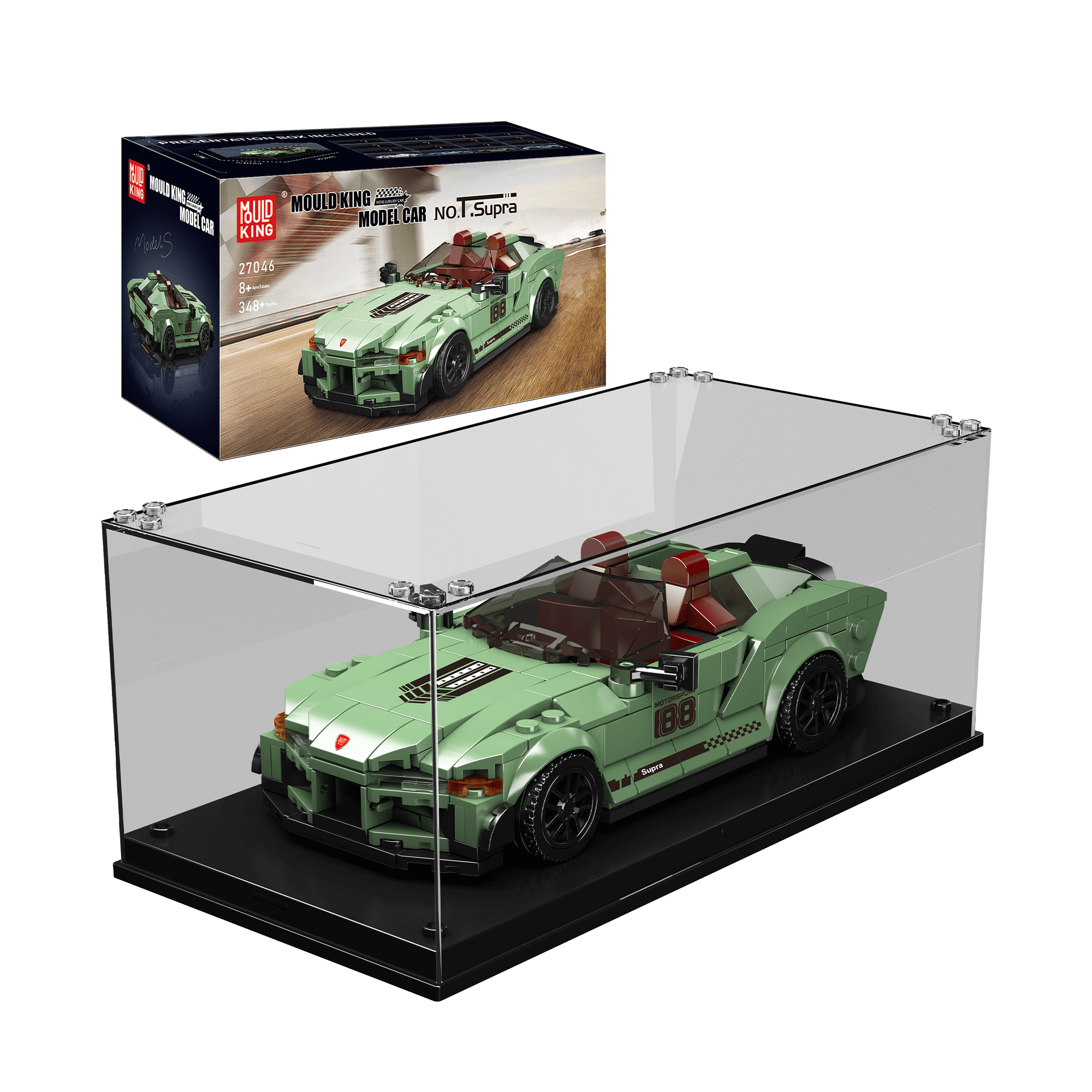 Supra Convertible Car Model Building Set | 348 Pcs – Mould King