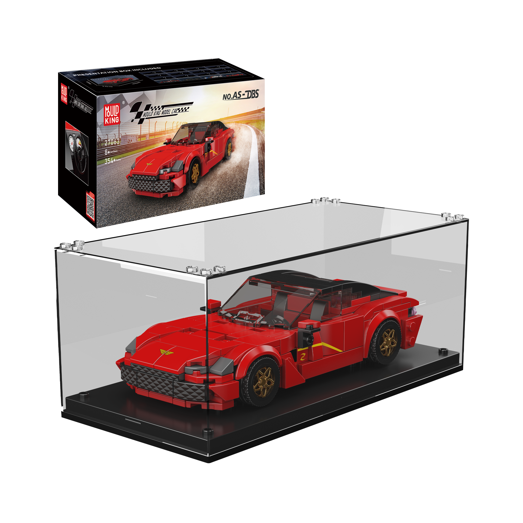 Mould King 27063 Aston DBS Coupe Car Building Set | 354 Pcs – Mould ...