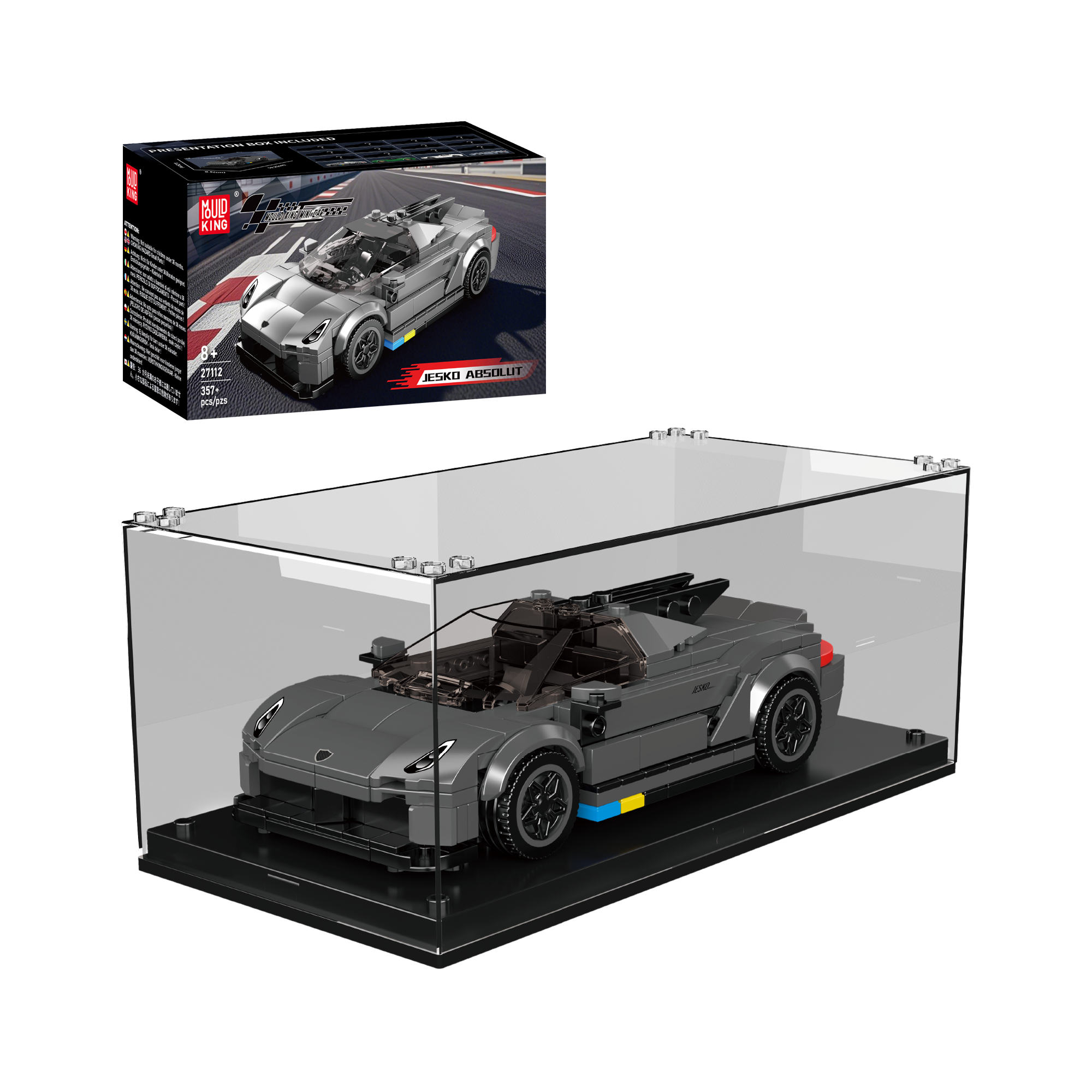 Mould King 27112 Jesko Absolut Hypercar Building Set | 395 Pcs – Mould ...