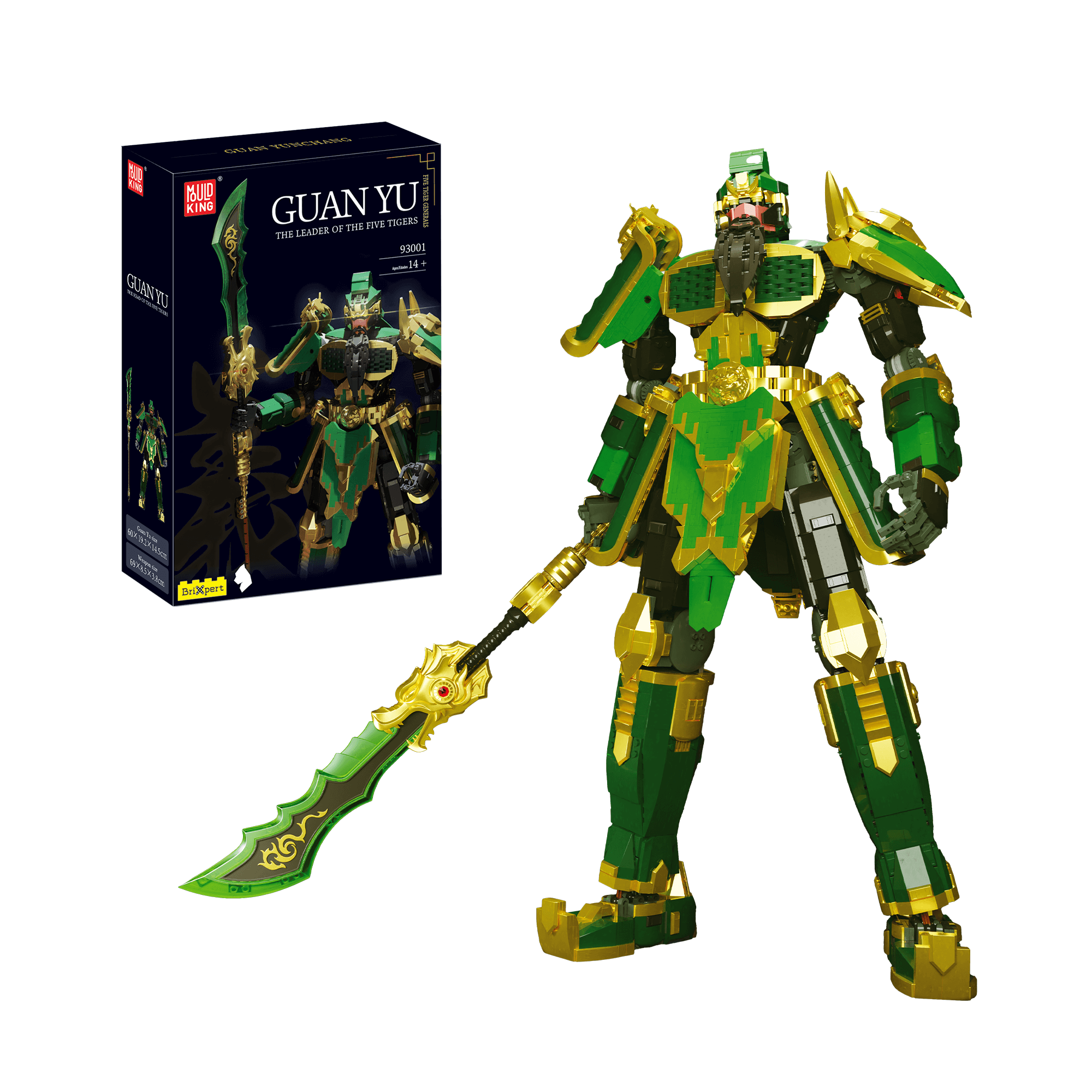 Mould King 93001 Guan Yu Legendary General Building Set – Mould King Corp